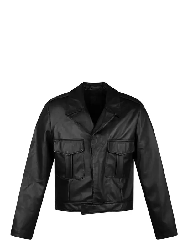 ZASTASTUDIO Enticer Uniform Leather Jacket - Black