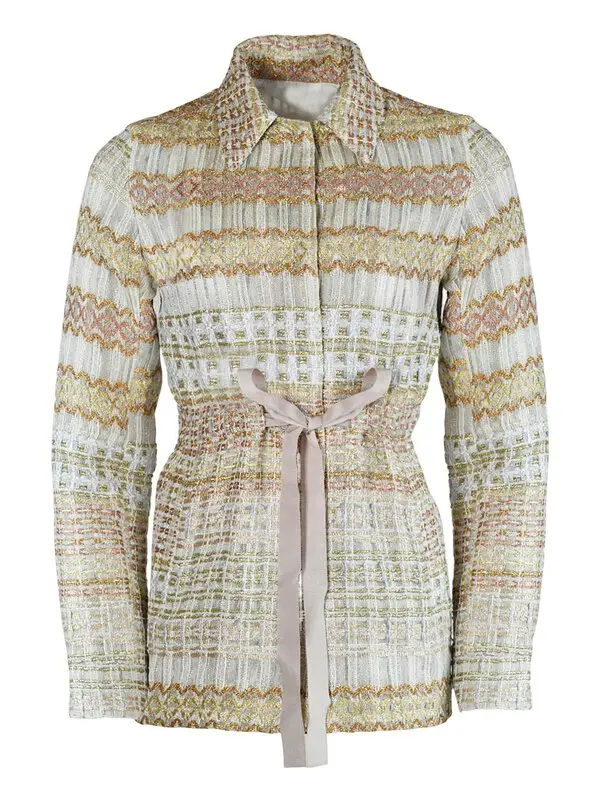 GEEGEE COLLECTION Heidi Silk Jacket - Gold