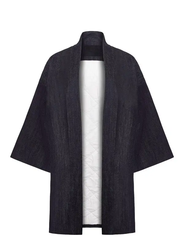 NIRAN Silvia Dark Denim Jacket - Black