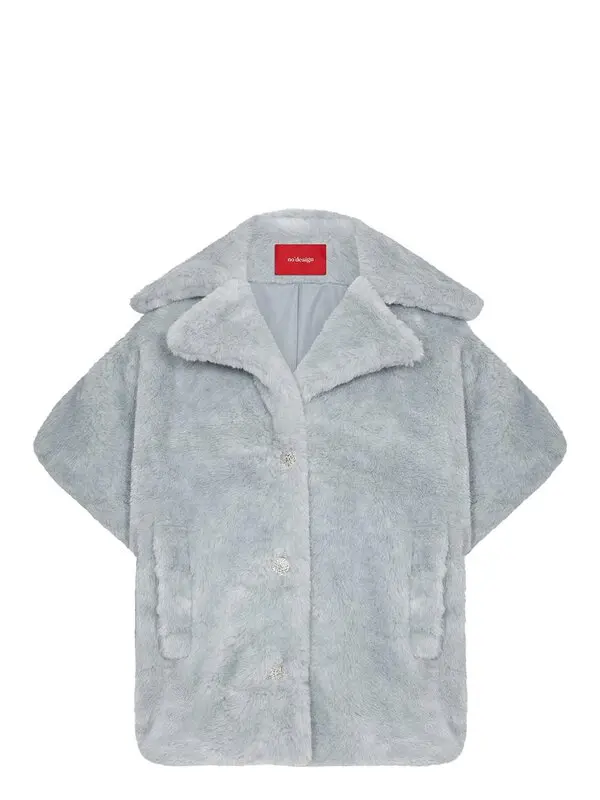 NO'DESIGN Lyra Teddy Vest - Grey
