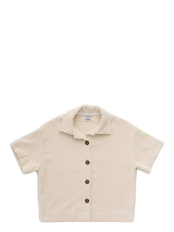 LITTLE MARINER Terry Shirt - White