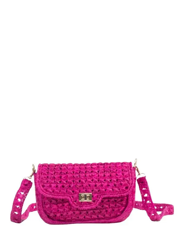 ZANATANY CONCEPTS Cassie Raffia Bag - Pink