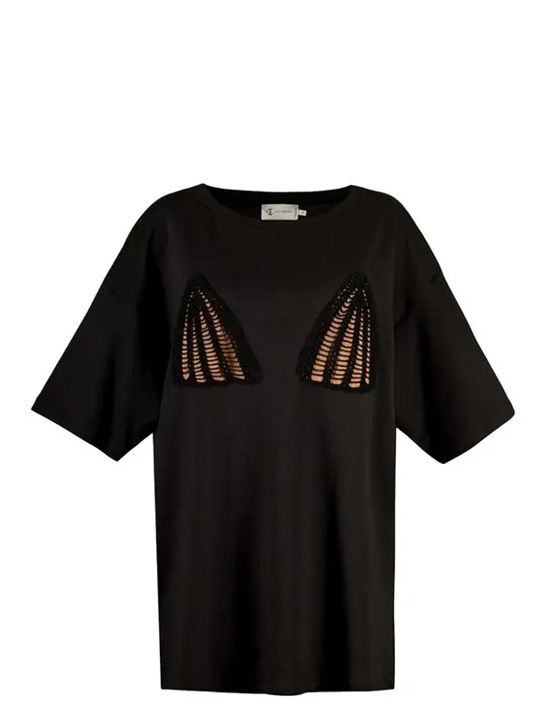 ALINA CERNATESCU Imani Premium Daywear T-shirt - Black