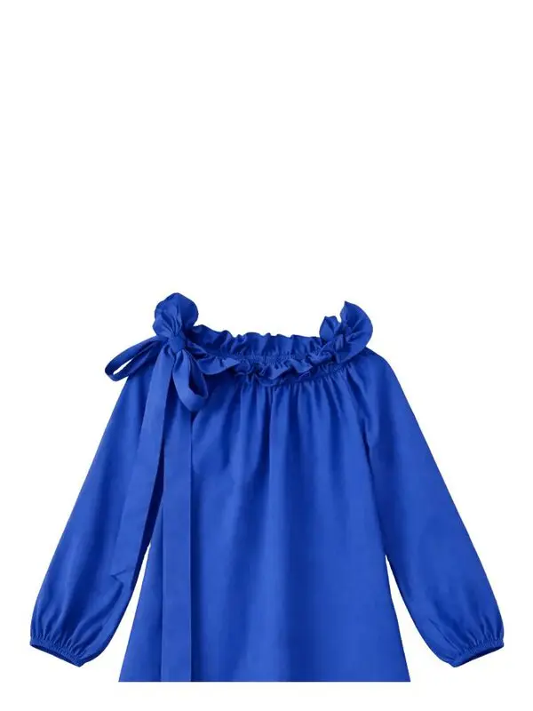 LO NEEL Bohemian Blouse - Blue