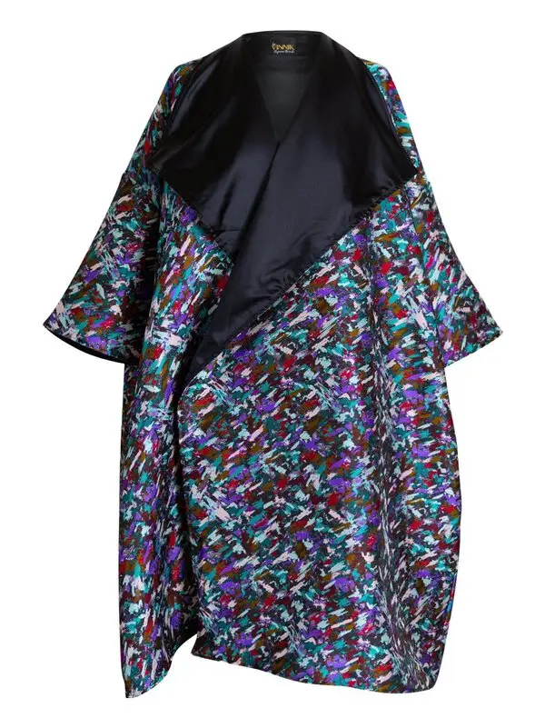 BYVINNIK Reversible Opera Coat - Black