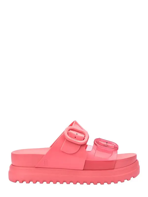 Melissa Cozy Platform Slides - Pink