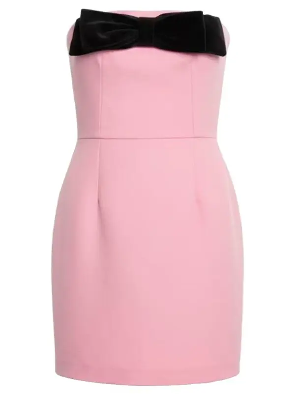 UNDERFLIRTY Elenia Strapless Crepe Mini Dress - Pink