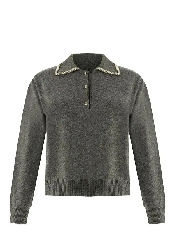 EXQUISE Maleah K. Sweater - Grey