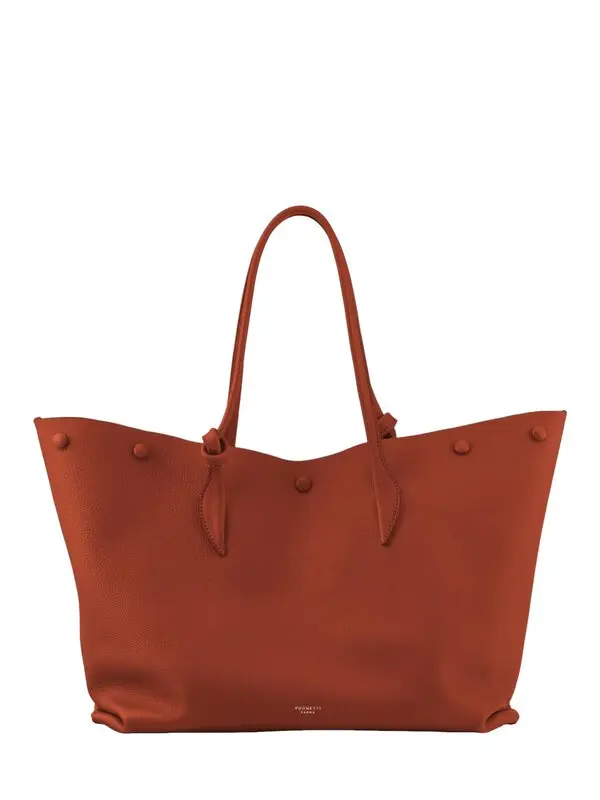 PUGNETTI PARMA Bell Shopper Bag - Orange