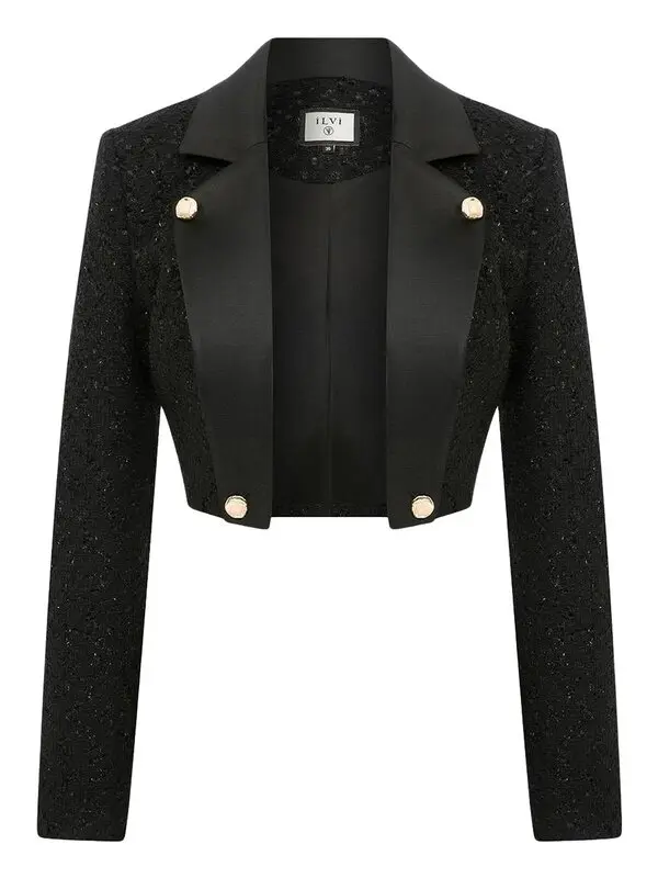 ILVI Vian Crop Jacket - Black