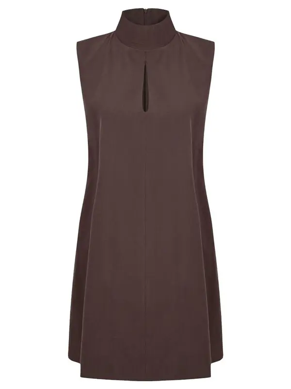 THISISU COLLECTION Nara Cut-out Mini Dress - Brown