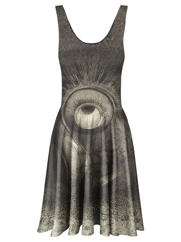 ALOHA FROM DEER Printed Circle Dress - Grey