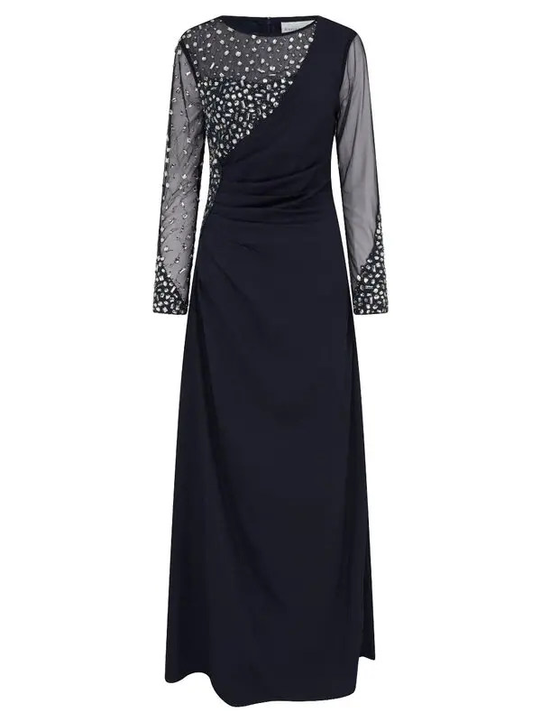 RAISHMA Cyra Embellished Gown - Blue