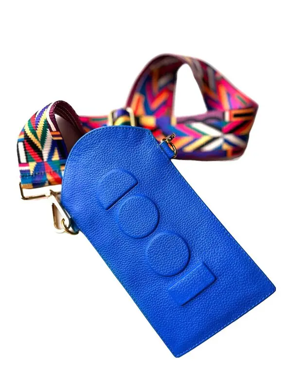 COOL CREATIVE Crossbody Phone Bag With Detachable Straps - Blue