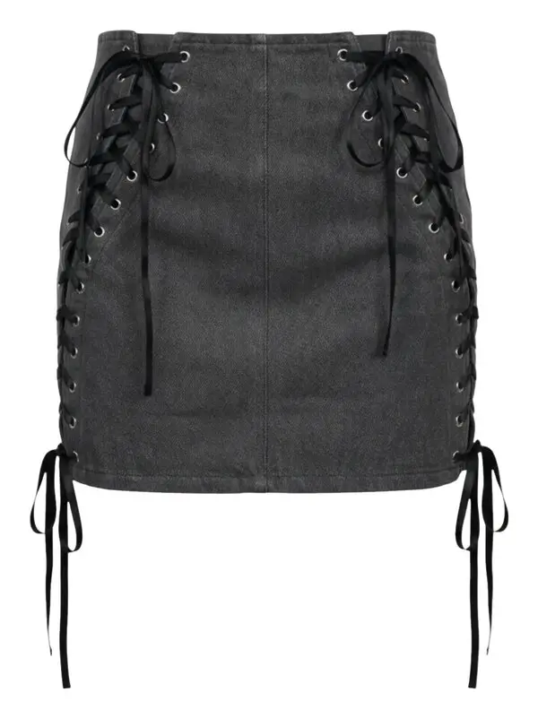 THE COOLGIRL NYC Niki Mini Skirt - Grey