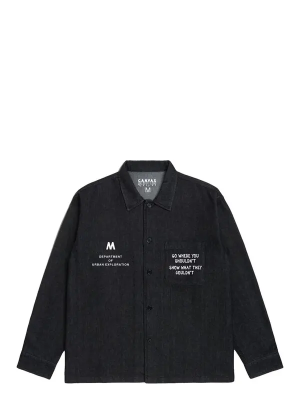 C.A.N.V.A.S Urban Explorer Long Sleeve Shirt - Black