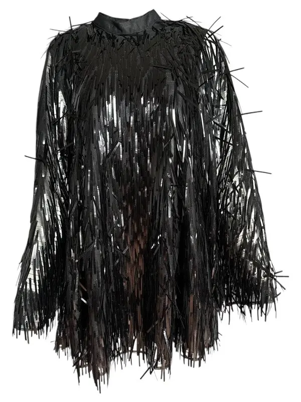 ANY OLD IRON Sequin Mini Dress - Black