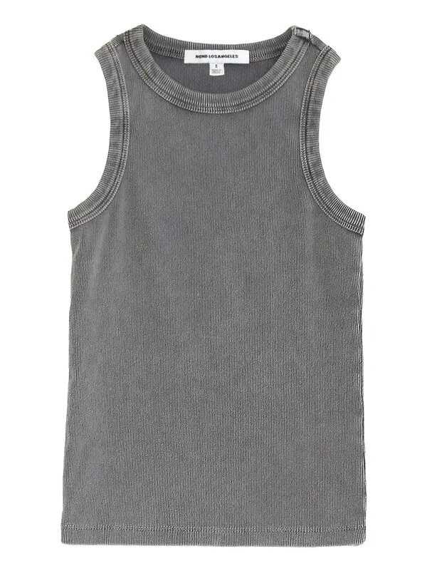 NOEND Ribbed Tank Top - Grey