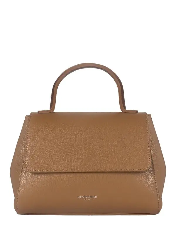 LE PARMENTIER Ladyfinger Top Handle Bag - Brown