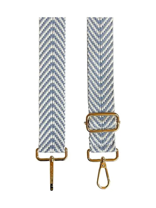 APATCHY LONDON Chevron Woven Strap - Blue