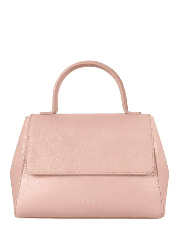 LE PARMENTIER Ladyfinger Top Handle Bag With Strap - Orange