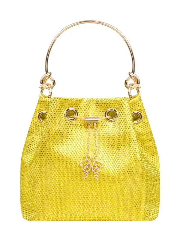 D’lueur Atelier Embroidered Handheld Bag - Green