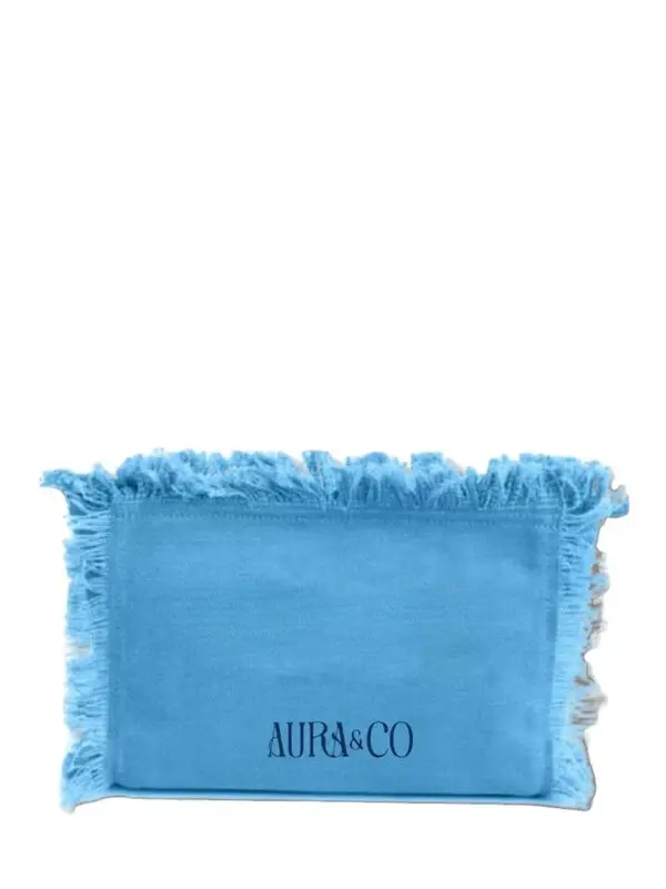 AURA & CO Canvas Pouch - Blue