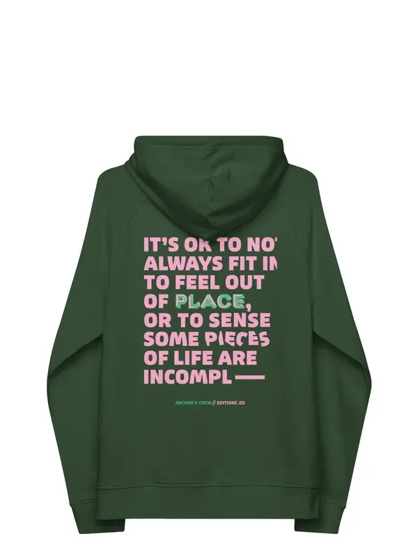 ANCHOR & CREW Organic Cotton Hoodie - Green