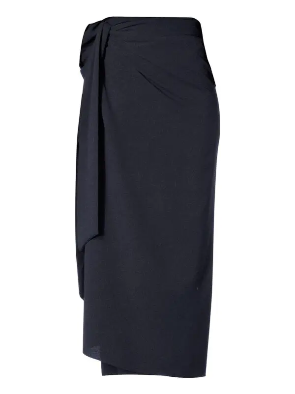 MEEM LABEL Amari Wrap Skirt - Black