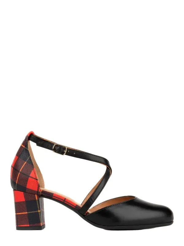 EMBASSY LONDON USA Dannii Designer Heels - Black/red