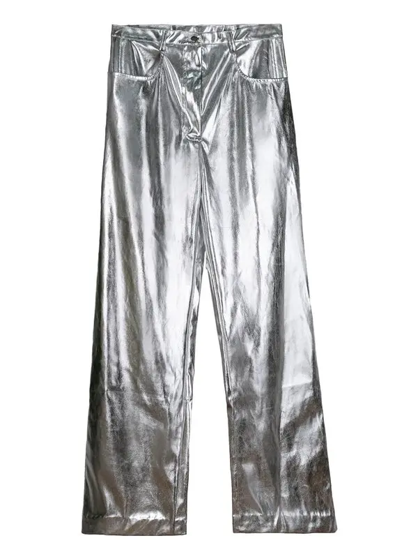 ATS THE LABEL Ravesca Metallic Pants - Silver