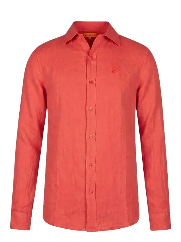 MAISON TANGERINE Linen Shirt For - Red