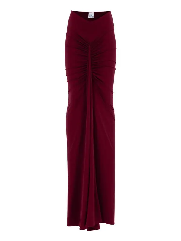 HERFETCH Tailored Jersey Skirt - Red