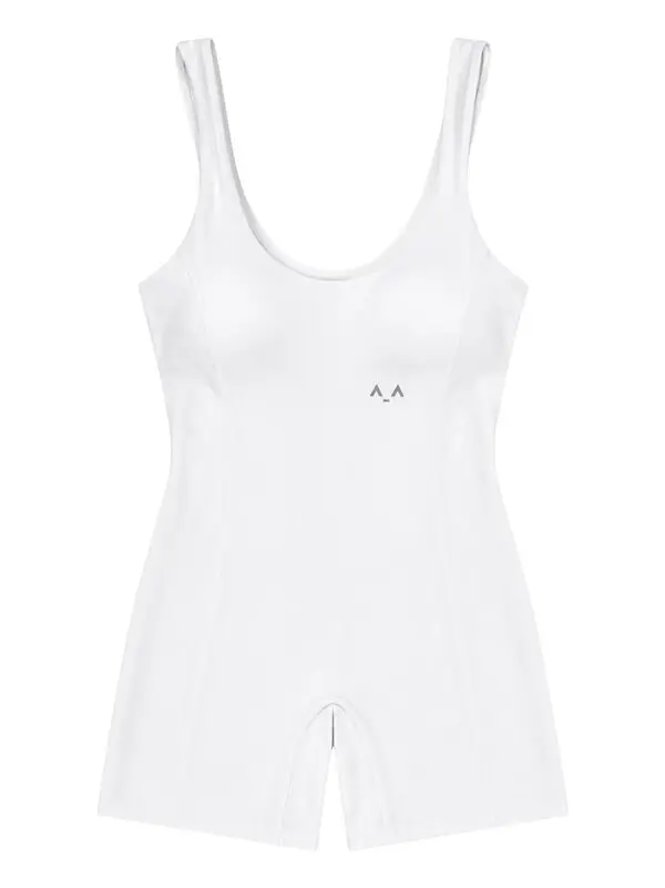 ALTRA VOLTA Bold Sculpt Jumpsuit With Scoop Neck - White
