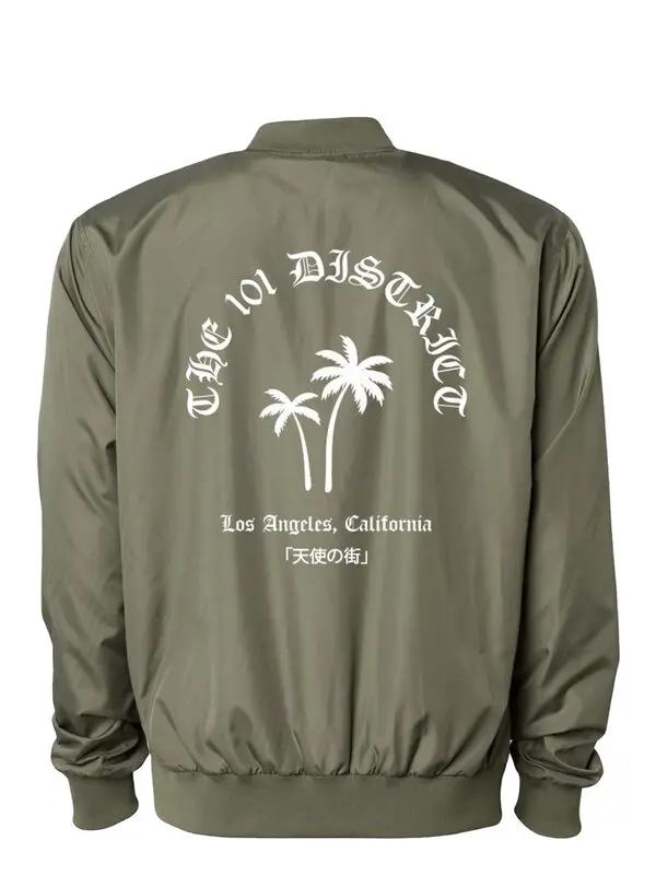 BLACK CAKE Los Angeles District Windbreaker - Green