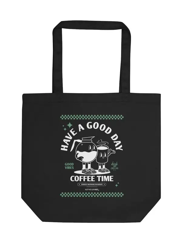 ANCHOR & CREW X Gustatory Recycled Cotton Tote Bag - Black