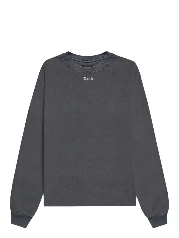 DONT EAT THE HOMIES Deth Long Sleeve Charcoal - Grey