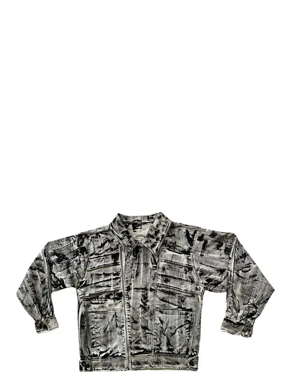 ZASTASTUDIO Color Palette Denim Jacket - Black/white