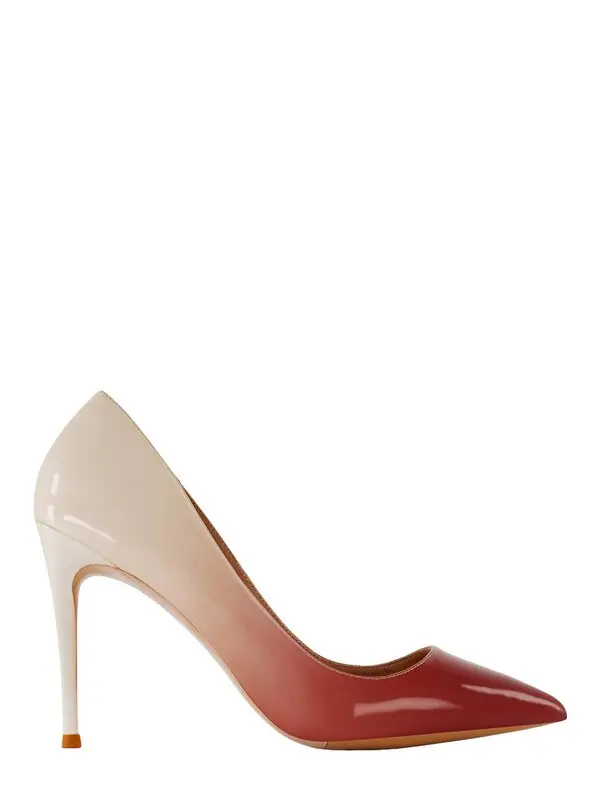 SUBASHINI HEELS Stiletto Pumps - Brown/white