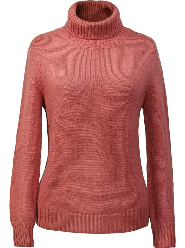 SMART AND JOY Turtleneck Jumper - Pink