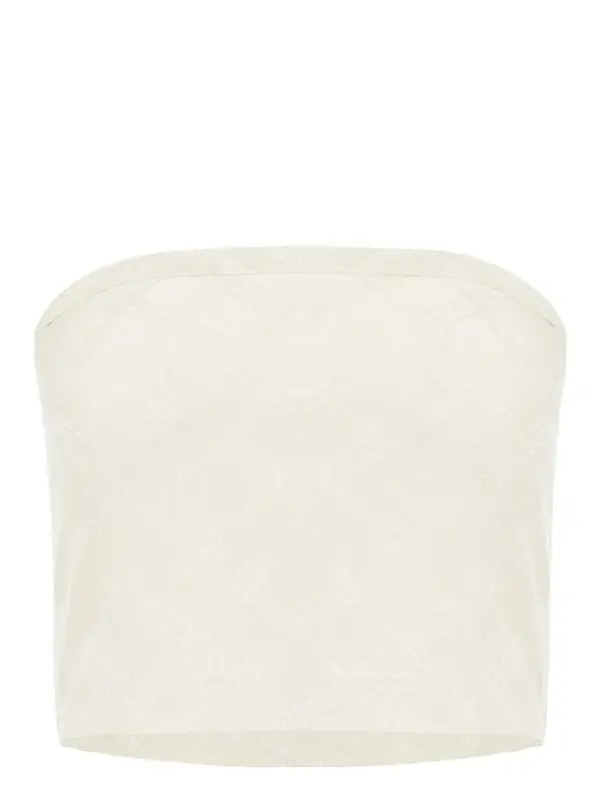 MARGOT VII Strapless Silk Top - Gold