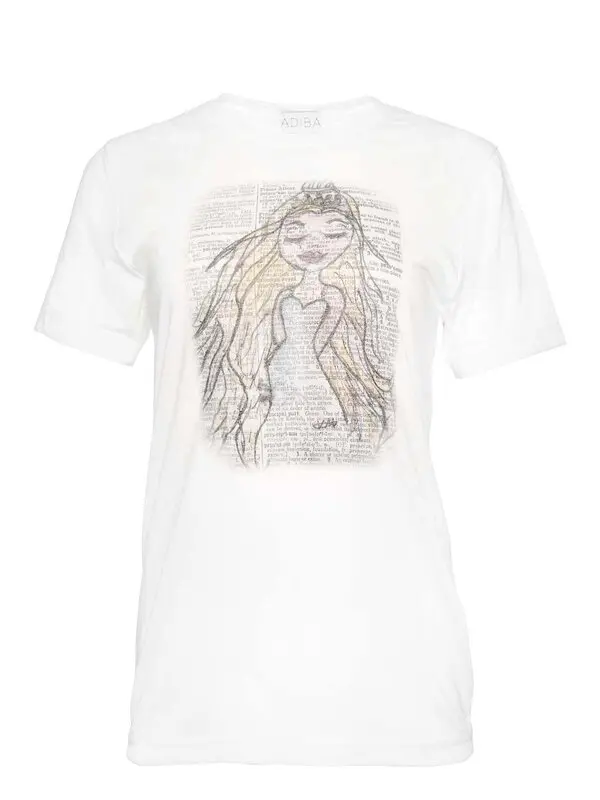 ADIBA Imperfect Princess Long Tee - White