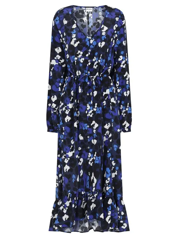 MERCY DELTA Saltford Tiered Dress - Blue