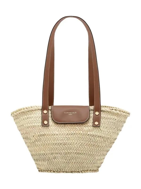 CARNEVALE Vera Basket Bag - Brown