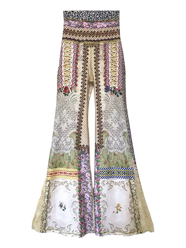 IPNG DESIGN Printed Comfort Pants - White