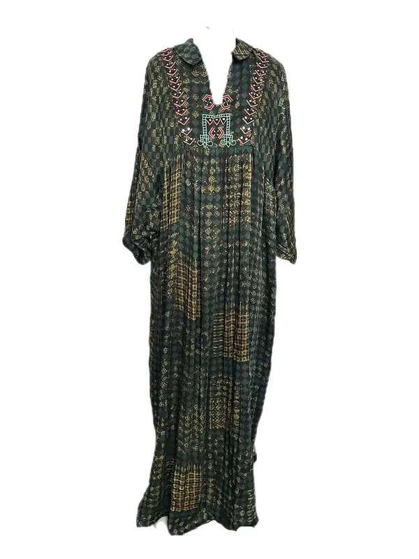 SR BY SONALI RAMAN Lola Dk. Kaftan - Green