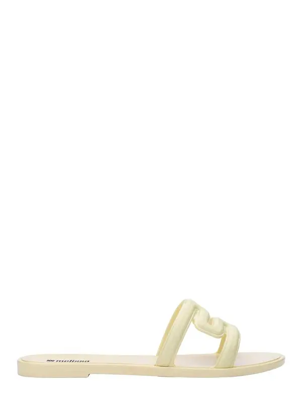 Melissa M Slide Flip Flop - Beige