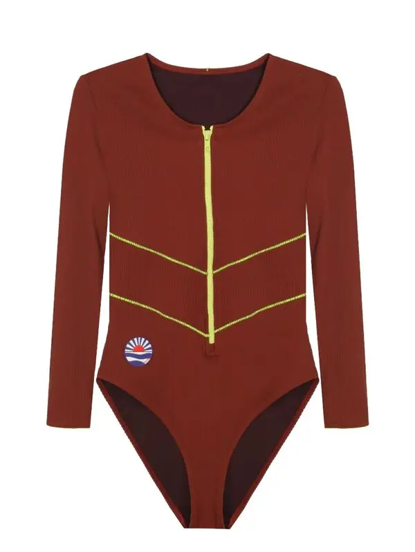 YORSTRULY Chloe Surf Suit - Brown
