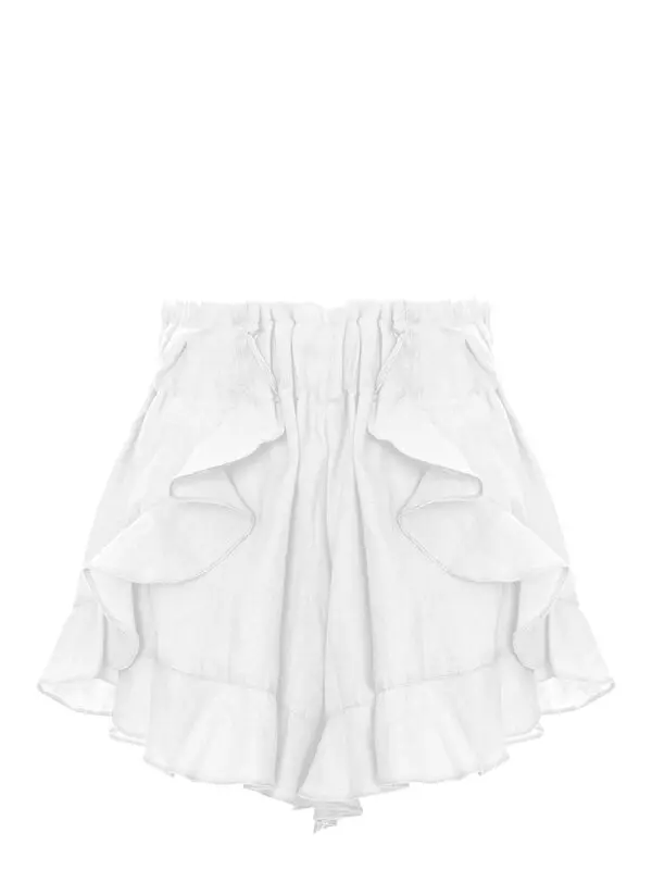 UNDERFLIRTY Flirty Linen Shorts - White