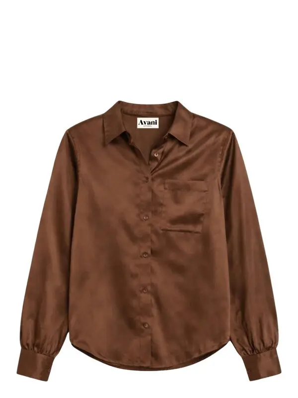 AVANI APPAREL Kauri Shirt - Brown